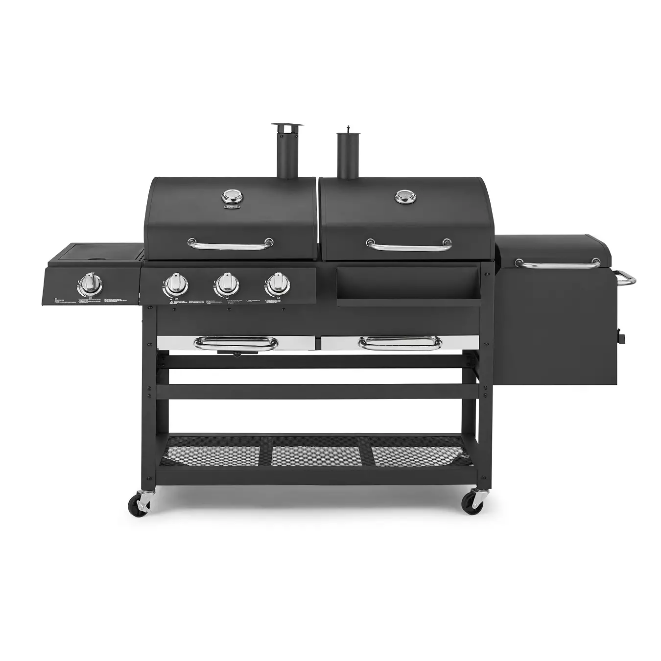 Tower Ignite Multi XL Grill with Gas, Charcoal, Smoker & Side Burner ...